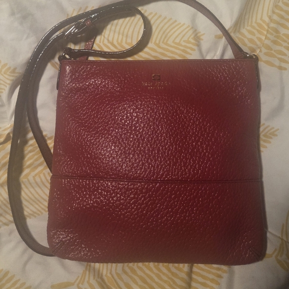 The Sak | Bags | The Sak Red Kate Spade Crossbody Bag With Textured ...